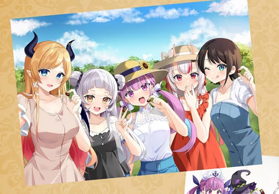 「現貨」Hololive x meiji 2期生 - B5透明poster – Modelmakerhk.Shop