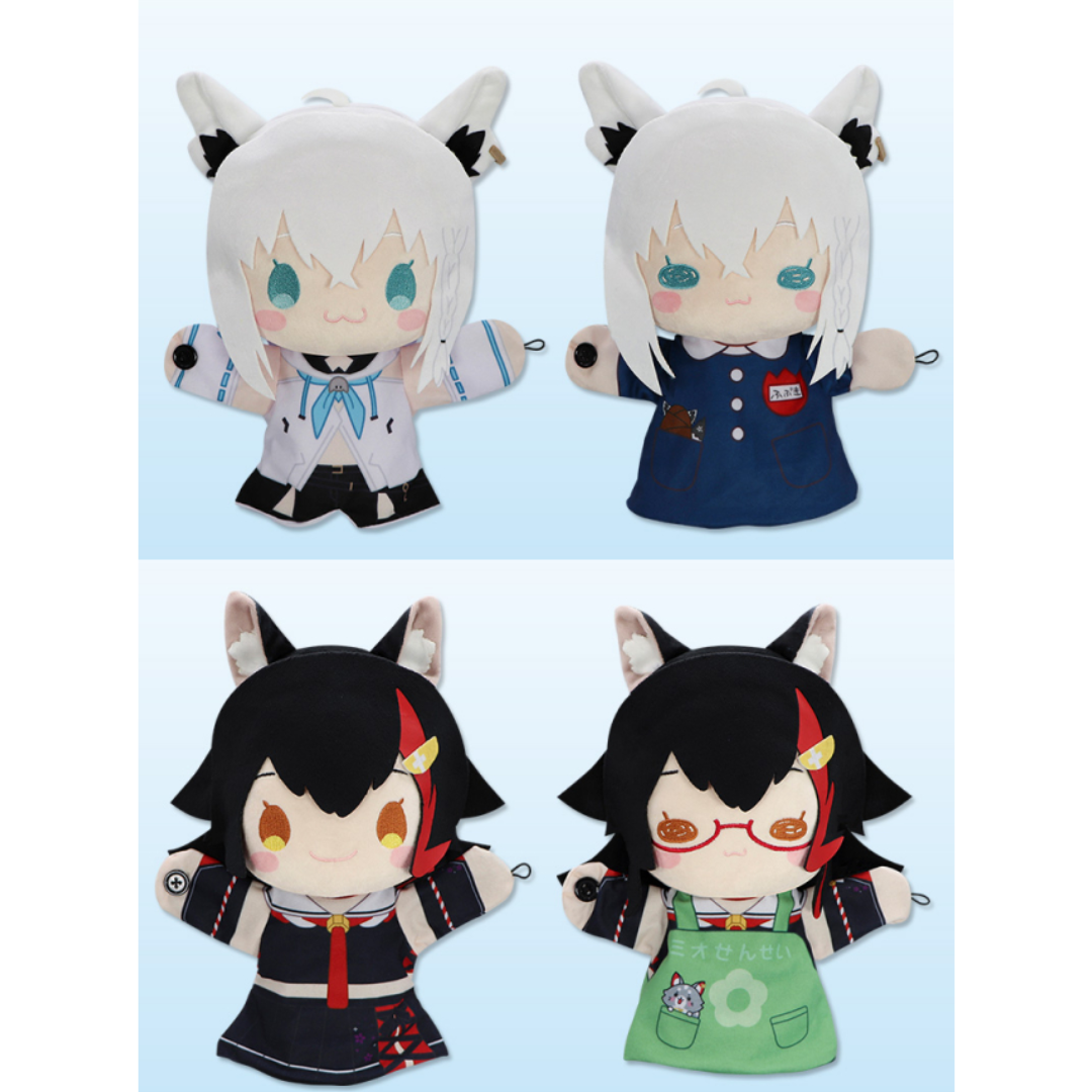 [pre-order] Hololive hand puppet Plushie - 白上フブキ(Shirakami Fubuki)/ 大神 ...