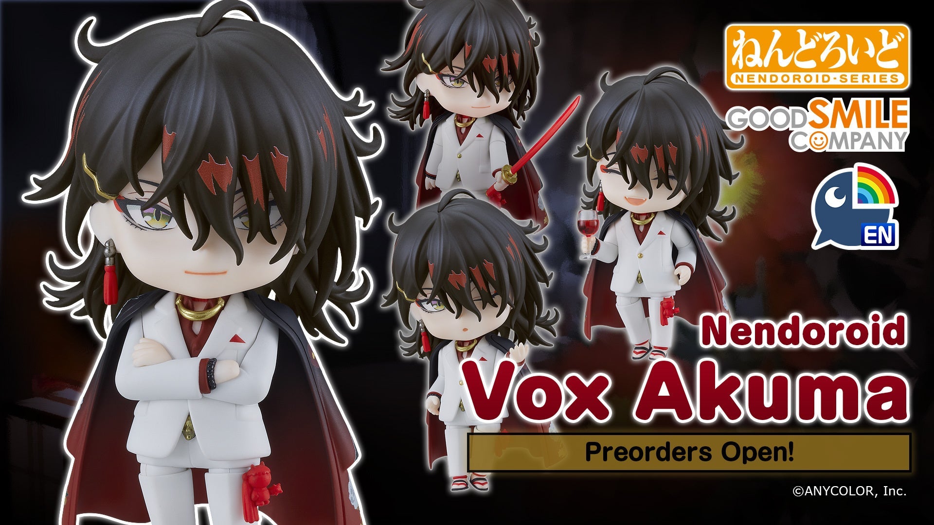 「現貨」彩虹社 ヴォックス・アクマ(Vox Akuma) [日版] 黏土人 Figure – Modelmakerhk.Shop